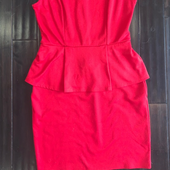 Dresses | Rep Peplum Dress Super Cute For Date Night Etc | Poshmark